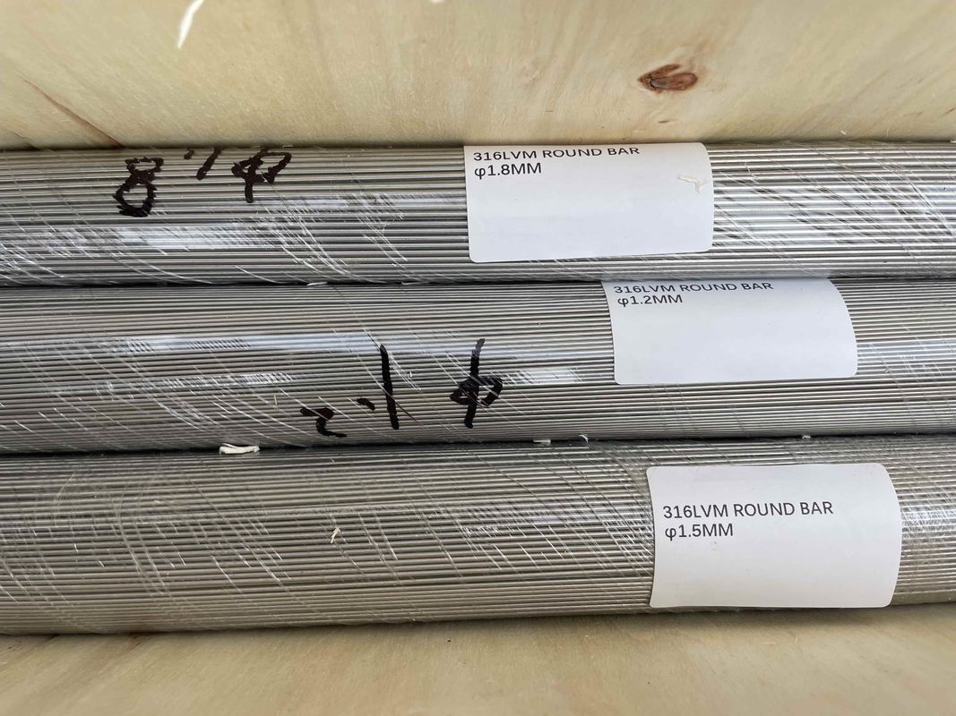 Implant Stainless UNS S31673 316LVM Round Bar, Rod, ISO 5832-1 and ASTM ...